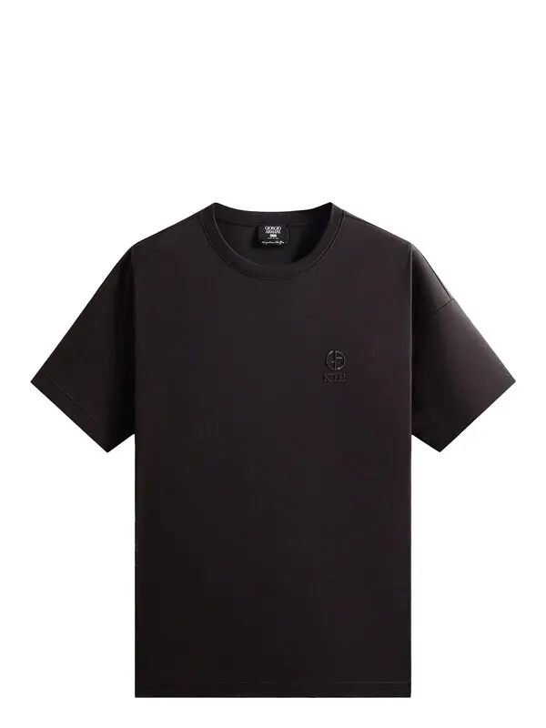 Kith X Giorgio Armani Logo Tee - Black