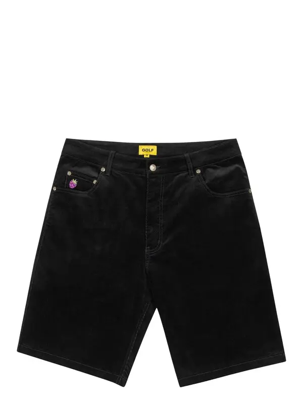 GOLF WANG Blackberry Corduroy Shorts - Black