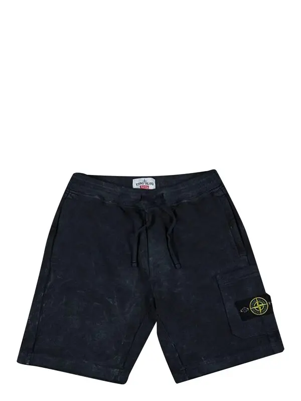 Supreme Stone Island Sweatshort - Black