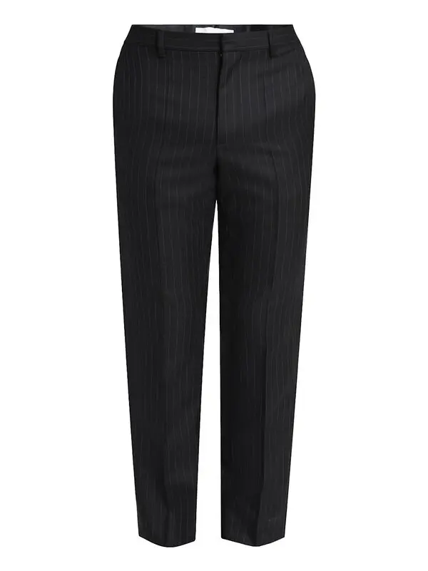 Givenchy Classic-fit Pinstripe Formal Trousers - Blkgry
