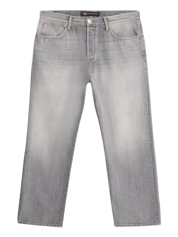 THE SEVEN CONTINENTS Jack Grey Denim Relaxed-fit Jeans - Cloud