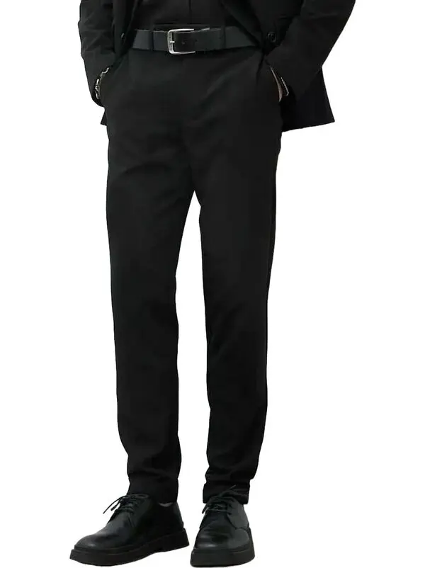 BRUUNS BAZAAR Pocket Detail Trousers - Black