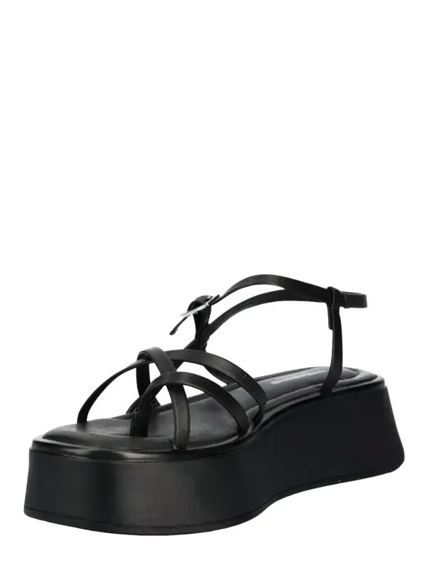 VAGABOND SHOEMAKERS Crossover Platform Sandals - Black