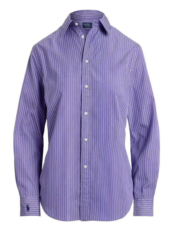 Polo Ralph Lauren Striped Cotton Shirt - Purple