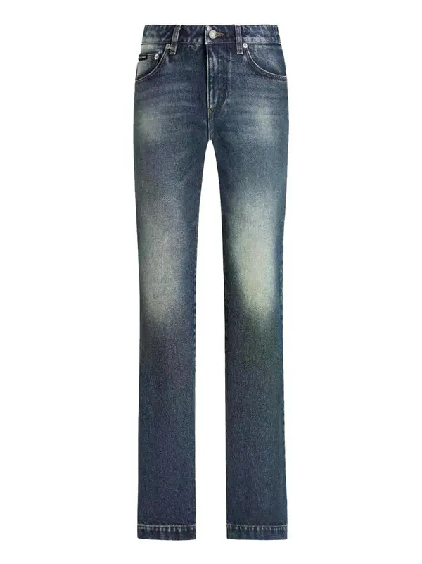 Dolce & Gabbana Washed Jeans - Blue