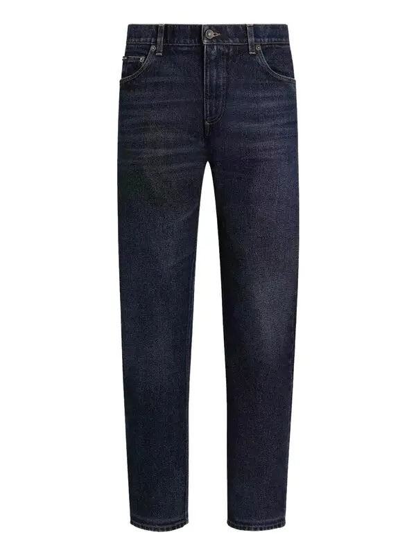 Dolce & Gabbana Cotton Five-pocket Jeans - Blue