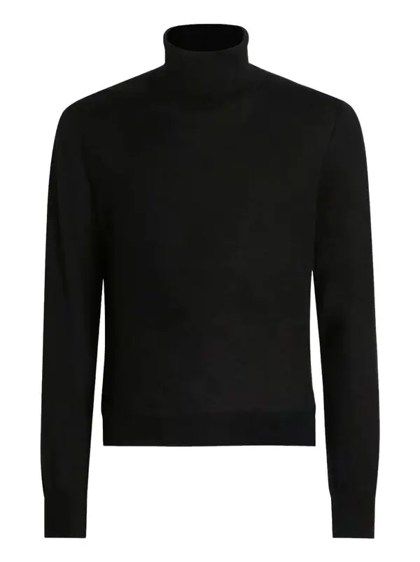 Dolce & Gabbana Turtleneck Cashmere Sweater - Black