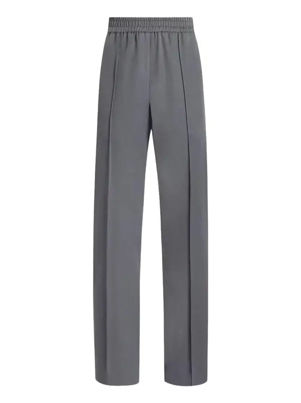 Dolce & Gabbana Raised-seam Elastic-waist Trousers - Grey