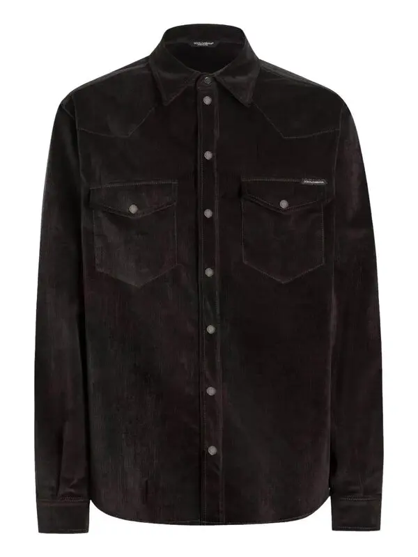 Dolce & Gabbana Corduroy Shirt - Grey
