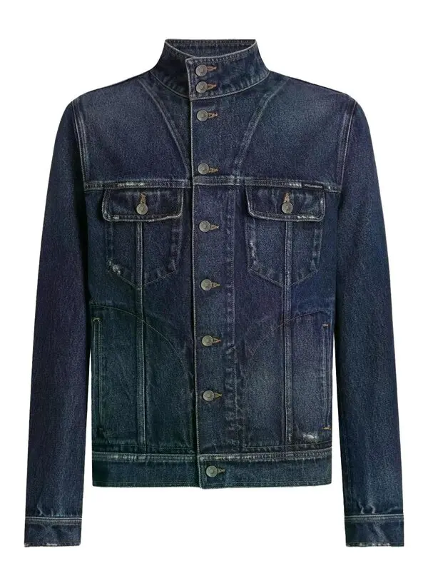 Dolce & Gabbana Button-fastening Denim Jacket - Blue
