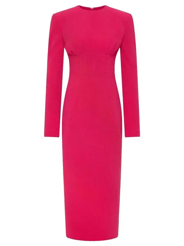 Rachel Gilbert Dover Long-sleeve Maxi Dress - Pink