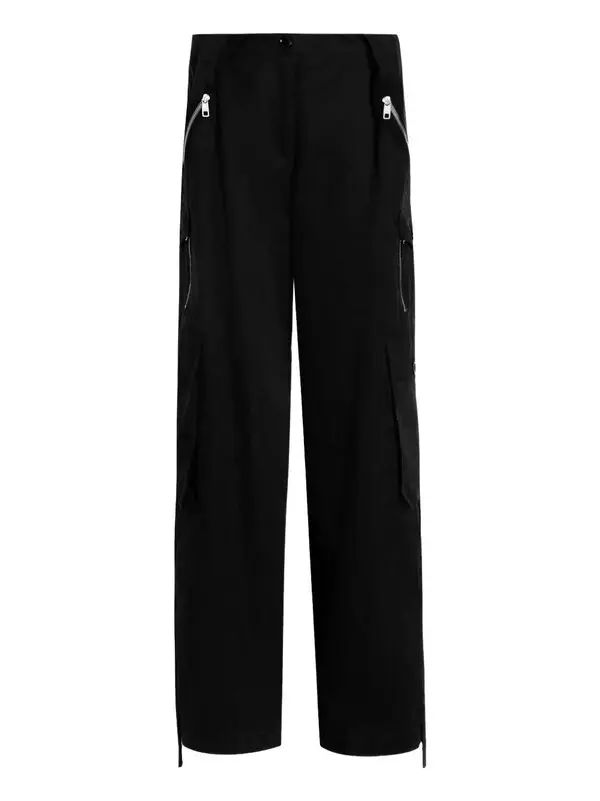 Dolce & Gabbana Zip-pocket Cargo Trousers - Black