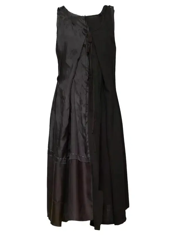 MAISON MARGIELA Virgin-wool Midi Dress - Black