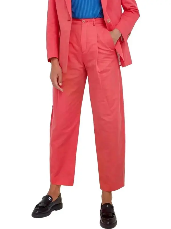 DRYKORN Pleated Pocket Trousers - Pink