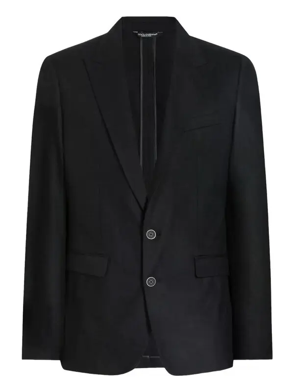 Dolce & Gabbana Single-breasted Blazer - Black