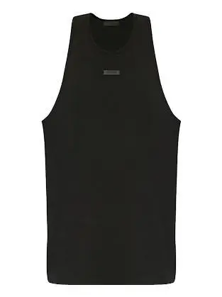 Fear Of God Essentials Ribbed Tank Top - Black