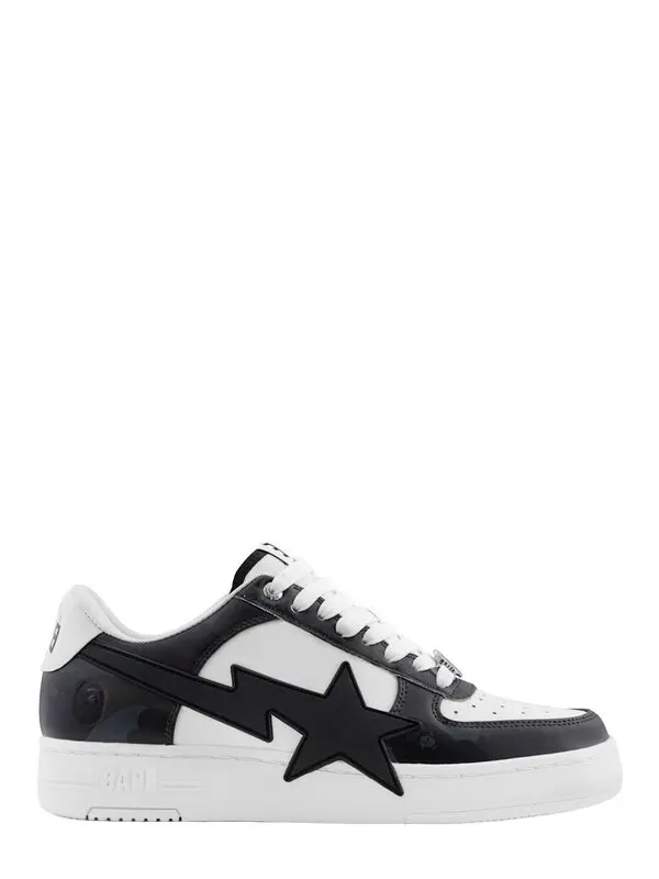 BAPE Sta Low Os #1 Camoin Sneakers - Black/white
