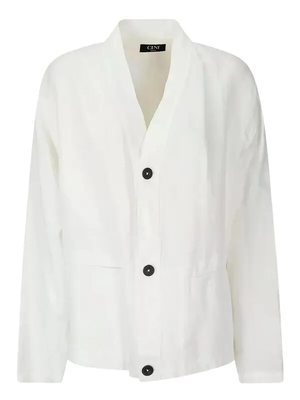 CINI Linen Jacket - White