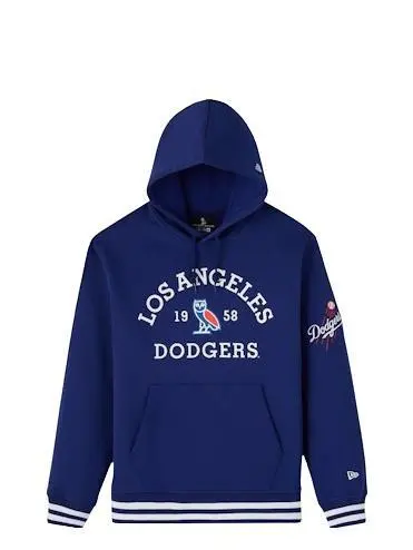 OVO X New Era Mlb Los Angeles Dodgers Hoodie - Blue