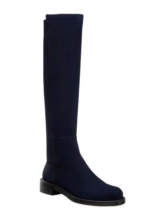 STUART WEITZMAN 5050 Gisele Knee High Boot - Nice Blue/nice Blue