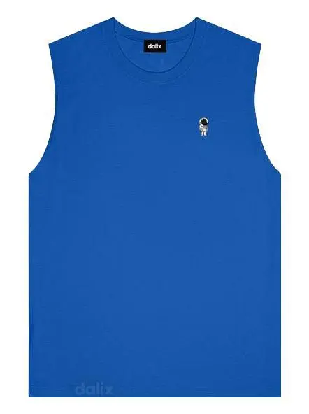 DALIX Astronaut Muscle Tank - Royal Blue