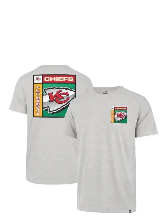 '47 Kansas City Chiefs Chrome Plate Franklin T-shirt - Gray