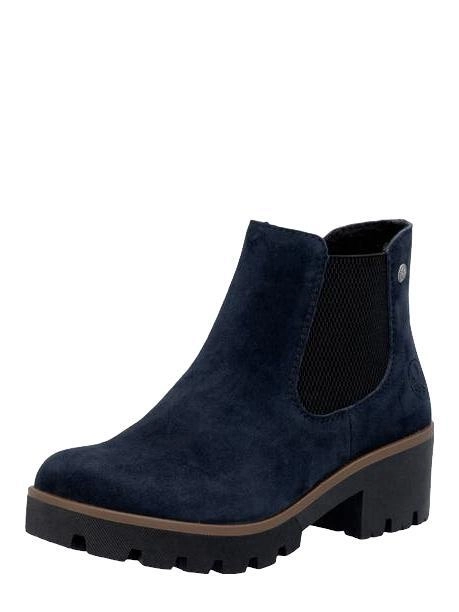 RIEKER Amalia Ankle Chelsea Boot - Mare/schwarz