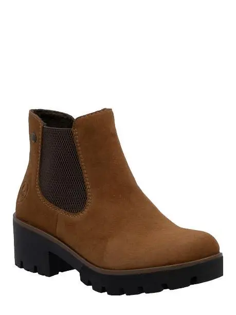 RIEKER Amalia Ankle Chelsea Boot - Noccia/brown