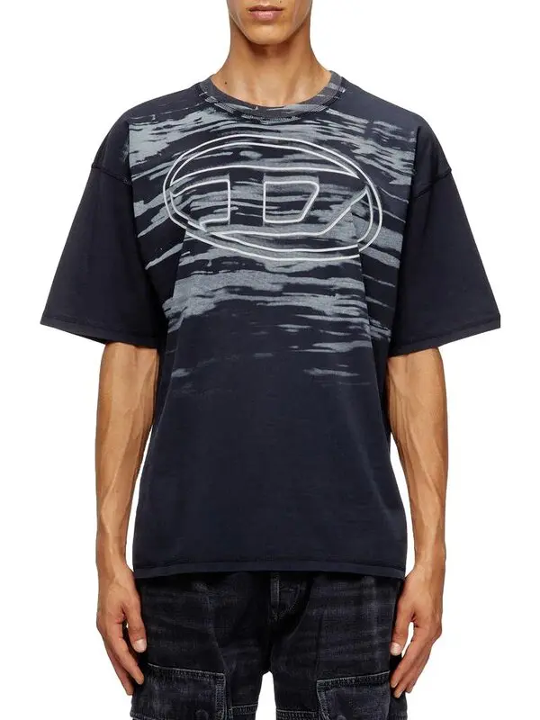DIESEL® T-boxt-t5 Logo Cotton Graphic T-shirt - Midnight