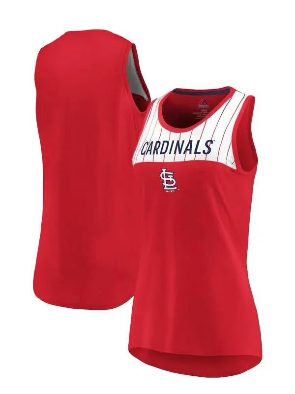 Majestic International St. Louis Cardinals Break From Tradition Tank Top - Red