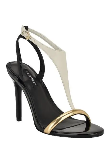 Nine West Mandey Ankle Strap Sandal - White
