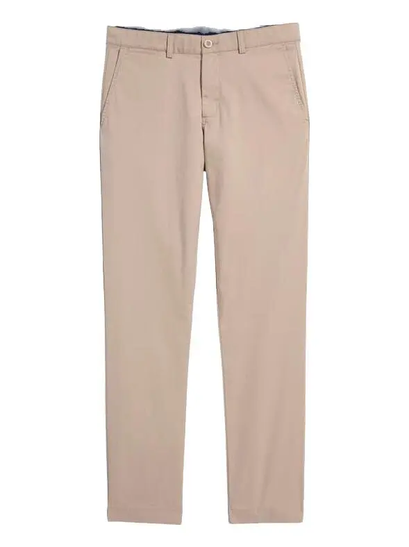 Vineyard Vines Chilmark Flat Front Stretch Chinos - Khaki