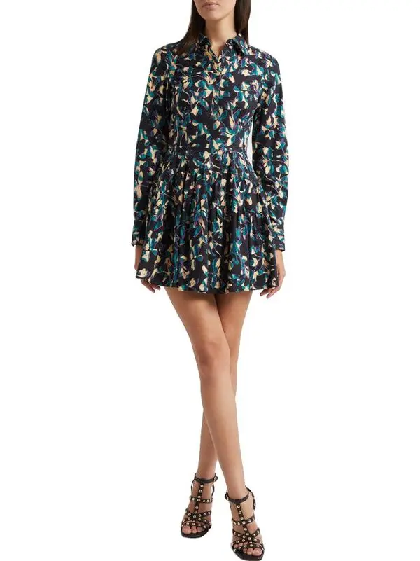 Ulla Johnson Nanette Long Sleeve Mini Dress - Kaleidoscope