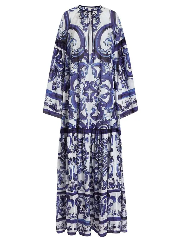 Dolce & Gabbana Majolica- Cotton Dress - Print