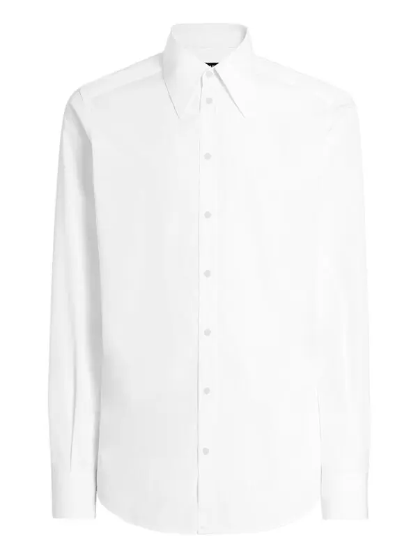 Dolce & Gabbana Cotton Poplin Shirt - White
