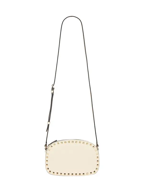 Valentino Garavani Rockstud Camera Case Bag - Light Ivory
