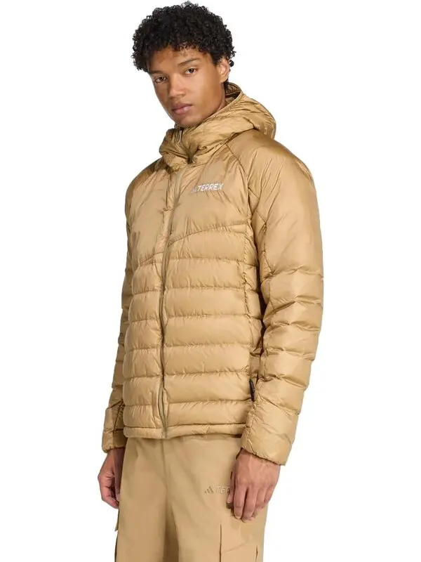 Adidas Terrex Xperior Climawarm+ Down Hooded Jacket - Cardboard