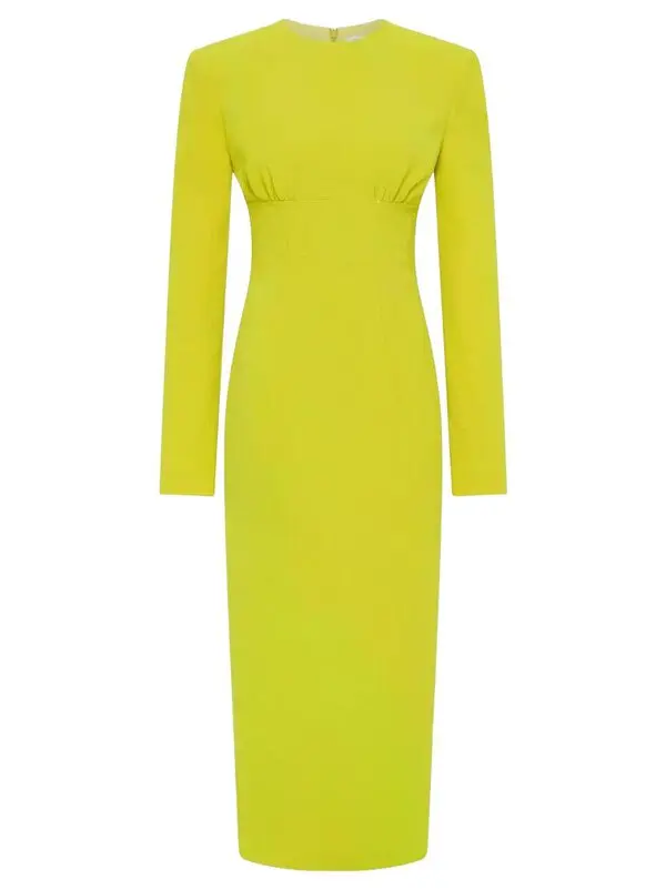 Rachel Gilbert Dover Long-sleeved Maxi Dress - Green
