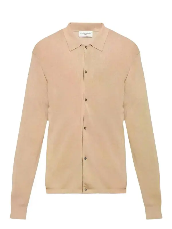 Officine Générale Polo-neck Cardigan - Neutrals
