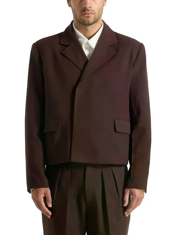 Manière De Voir Hector Double-breasted Blazer - Brown