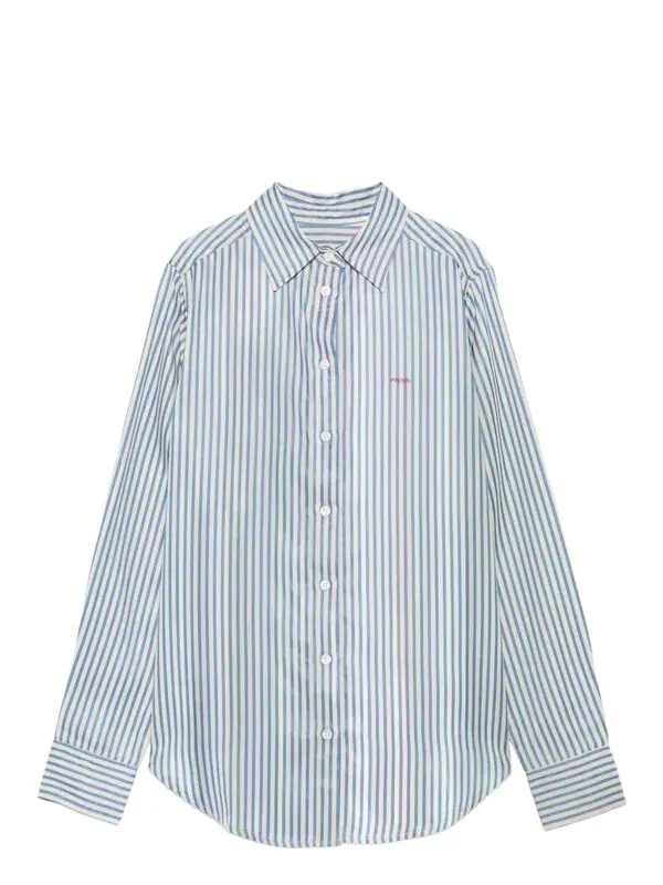 Maison Labiche Amour Striped Shirt - Blue