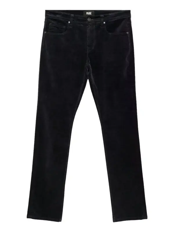 Paige Federal Straight Trousers - Blue