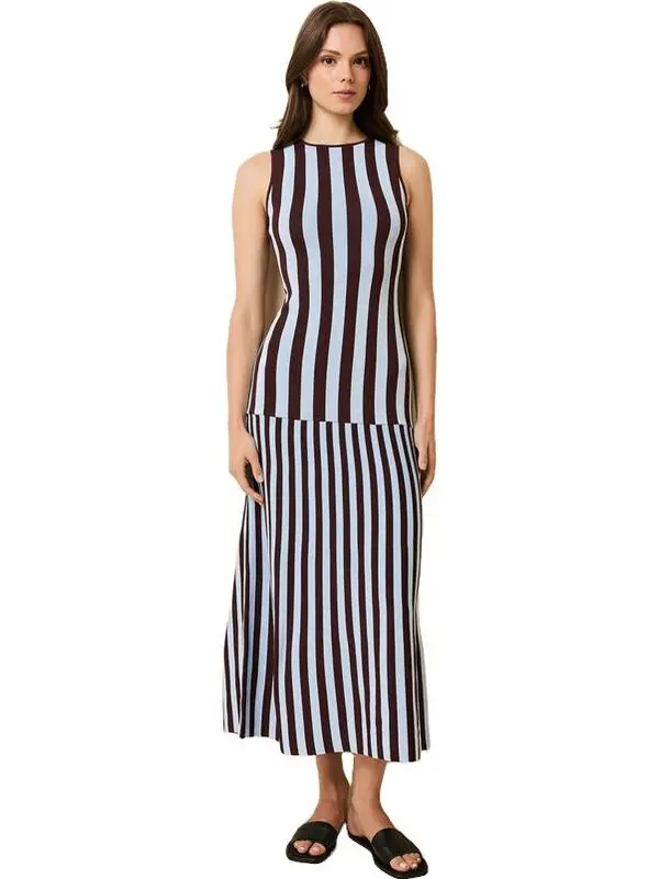 Solid & Striped Petra Fit-and-flare Dress - Brown
