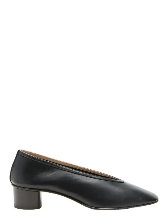Le Monde Beryl Luna Leather Pumps - Black