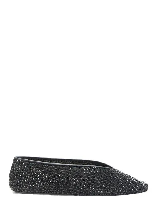 Le Monde Beryl Luna Crystal Slipper - Black