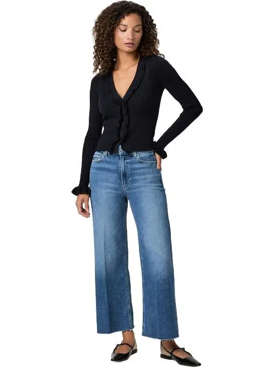 Paige Anessa Wide Leg Jeans - Denim