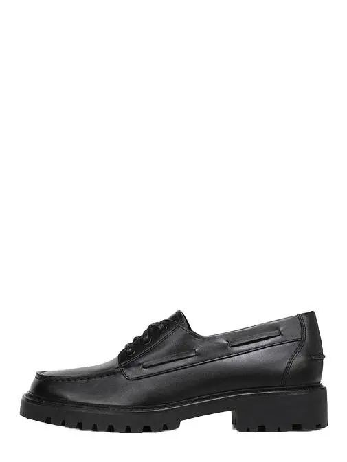Vince Dillon Leather Lug Loafer - Black