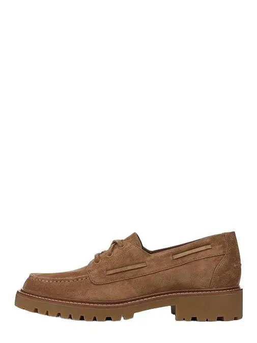 Vince Dillon Suede Lug Loafer - Natural