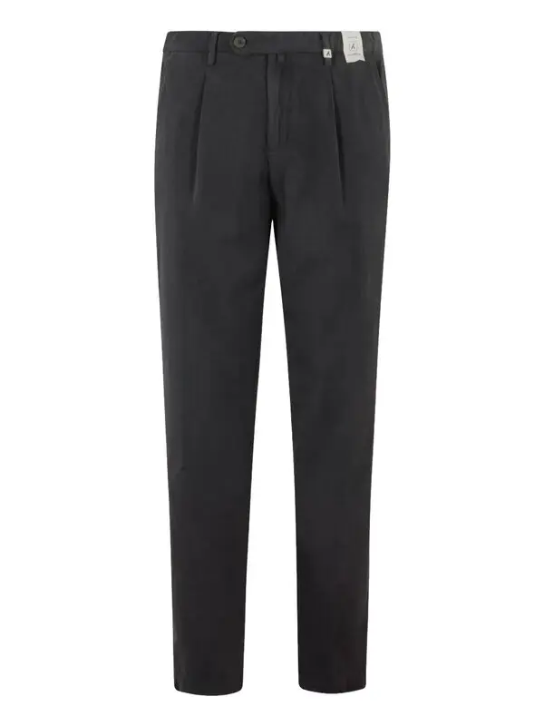 MYTHS Pleated-front Trousers - Grey