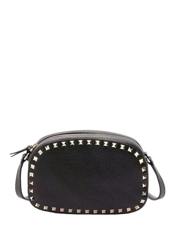 Valentino Garavani Mini Rockstud Leather Cross Body Bag - Black
